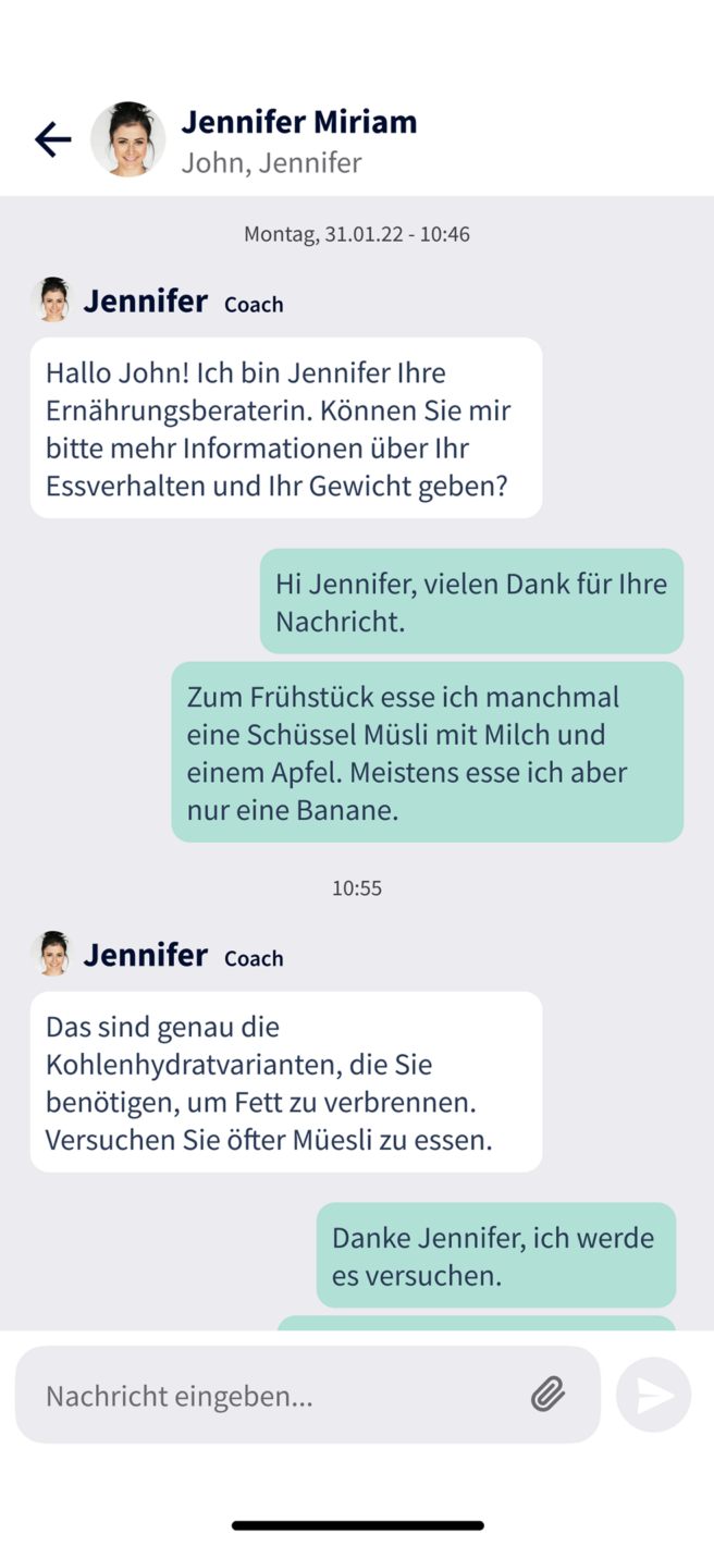 Oviva: App-begleitete Ernährungsberatung